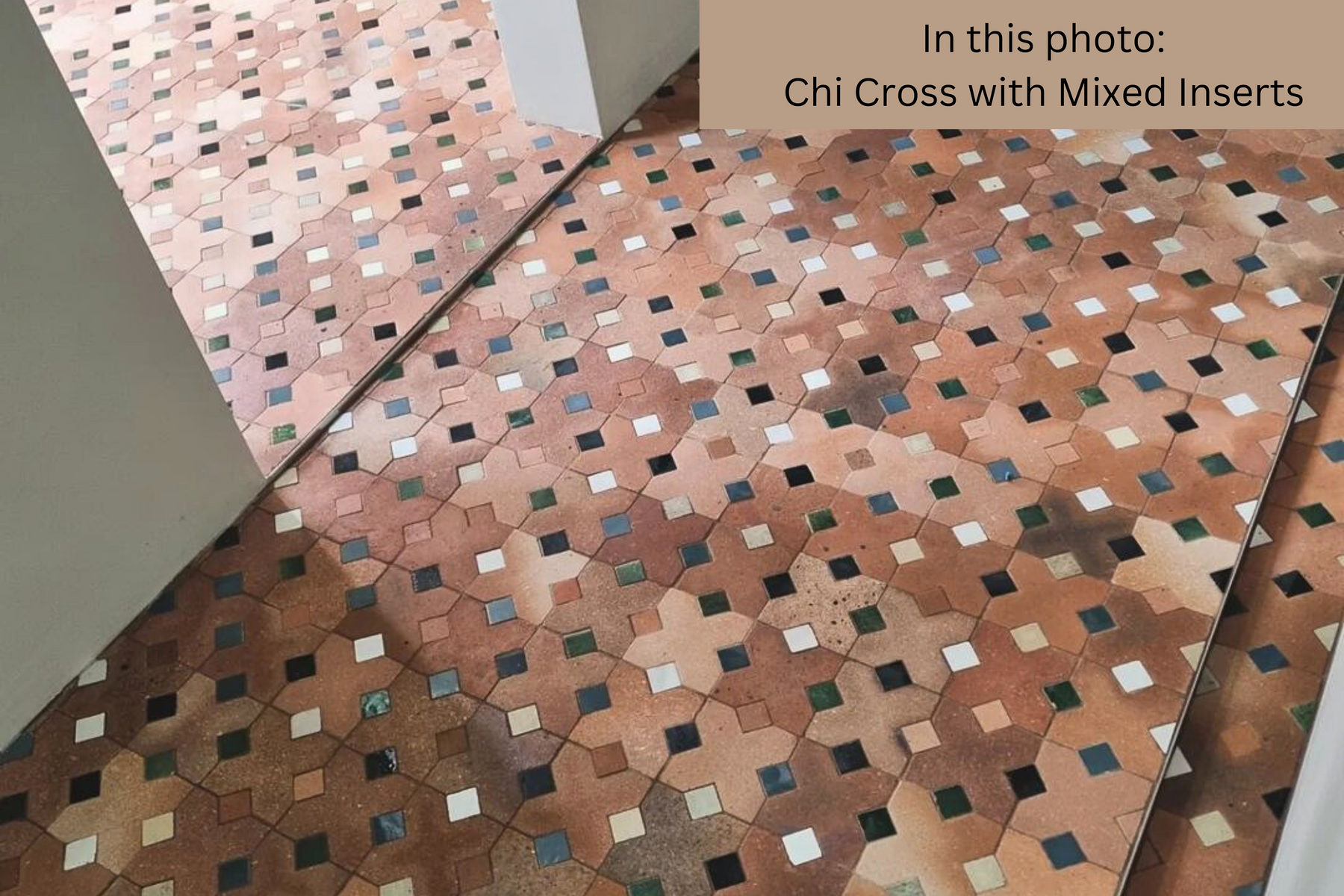 Chi Cross – Raw Terracotta Handmade Zellige Tile (106x106) | 50 Pcs ...