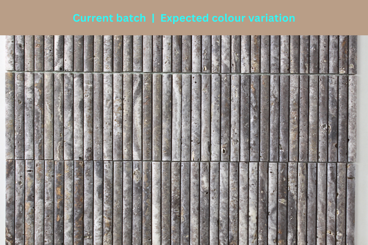 EON LIMESTONE-CIGAR-STONE MOSAIC TILE (305x305 sheet)| Box of 8 Sheets ...