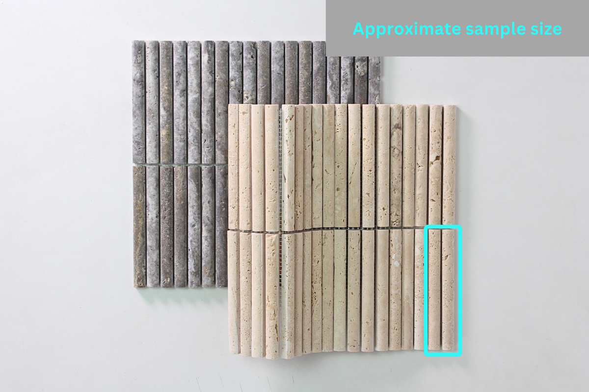 EON LIMESTONE-CIGAR-STONE MOSAIC TILE (305x305 sheet)| Box of 8 Sheets ...