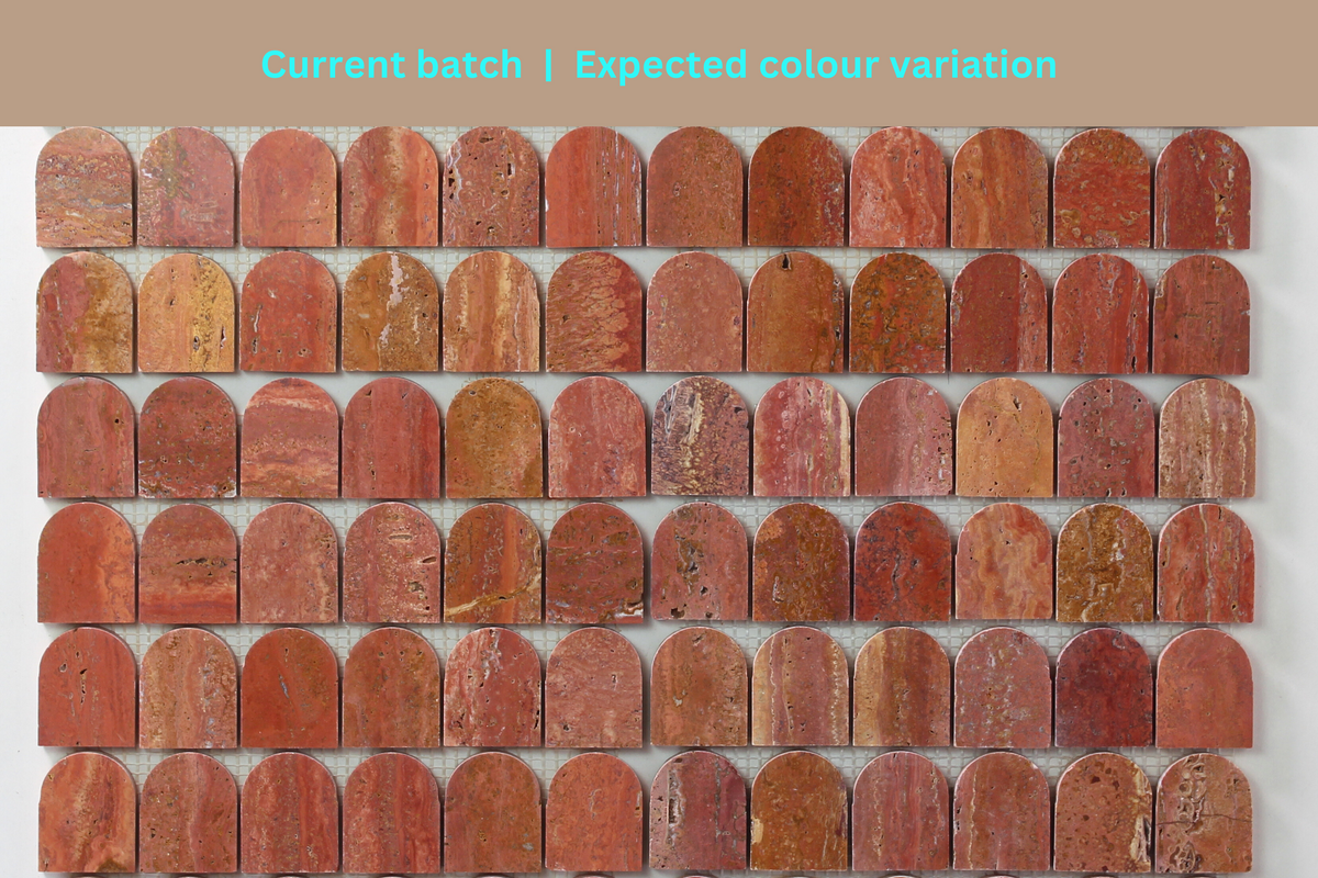 EON LAVA-COLOSSEUM-STONE MOSAIC TILE (306x298 sheet)| Box of 11 Sheets ...