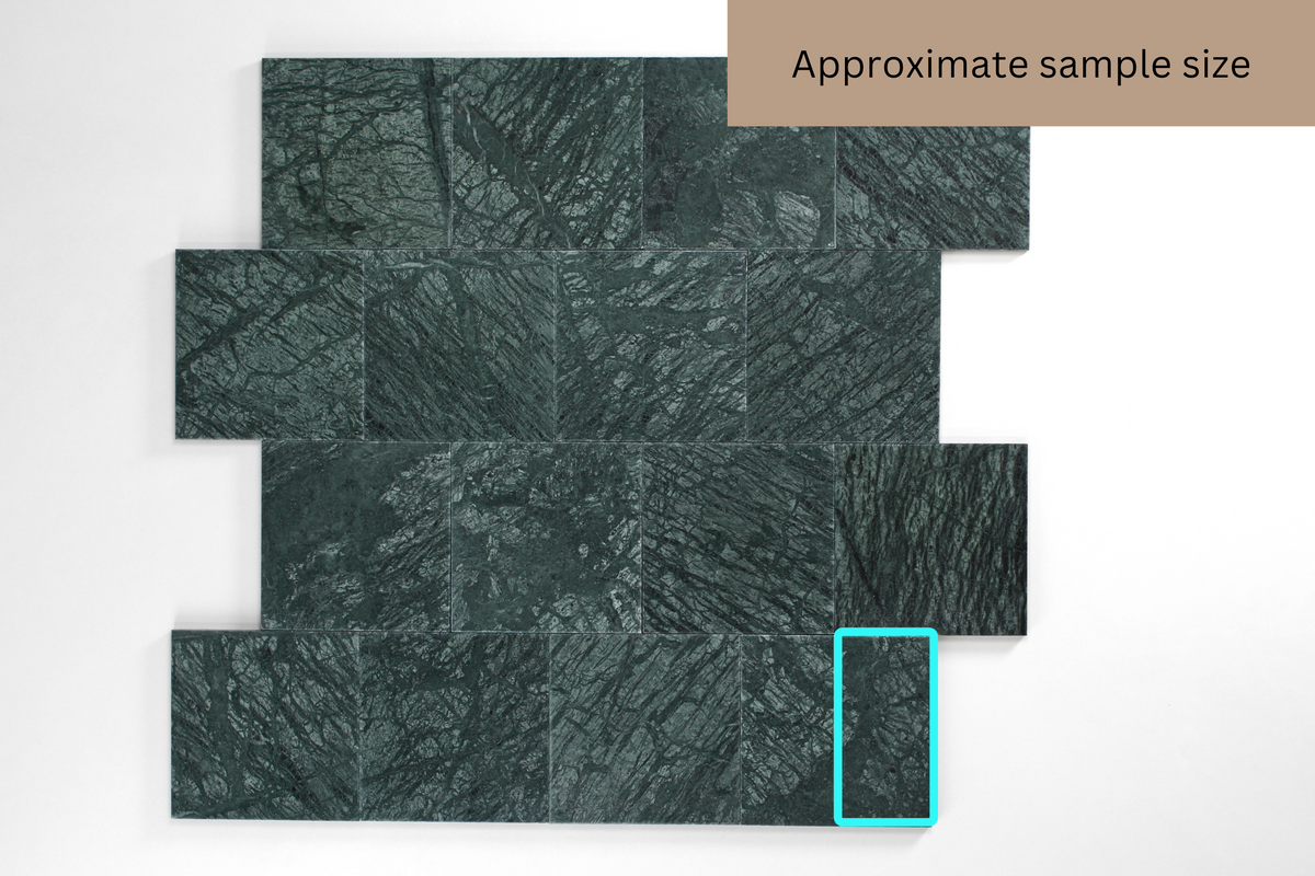 EON EMERALD GREEN - SQUARE STONE TILE (150x150mm)| Box of 40 pcs – 0.9 ...